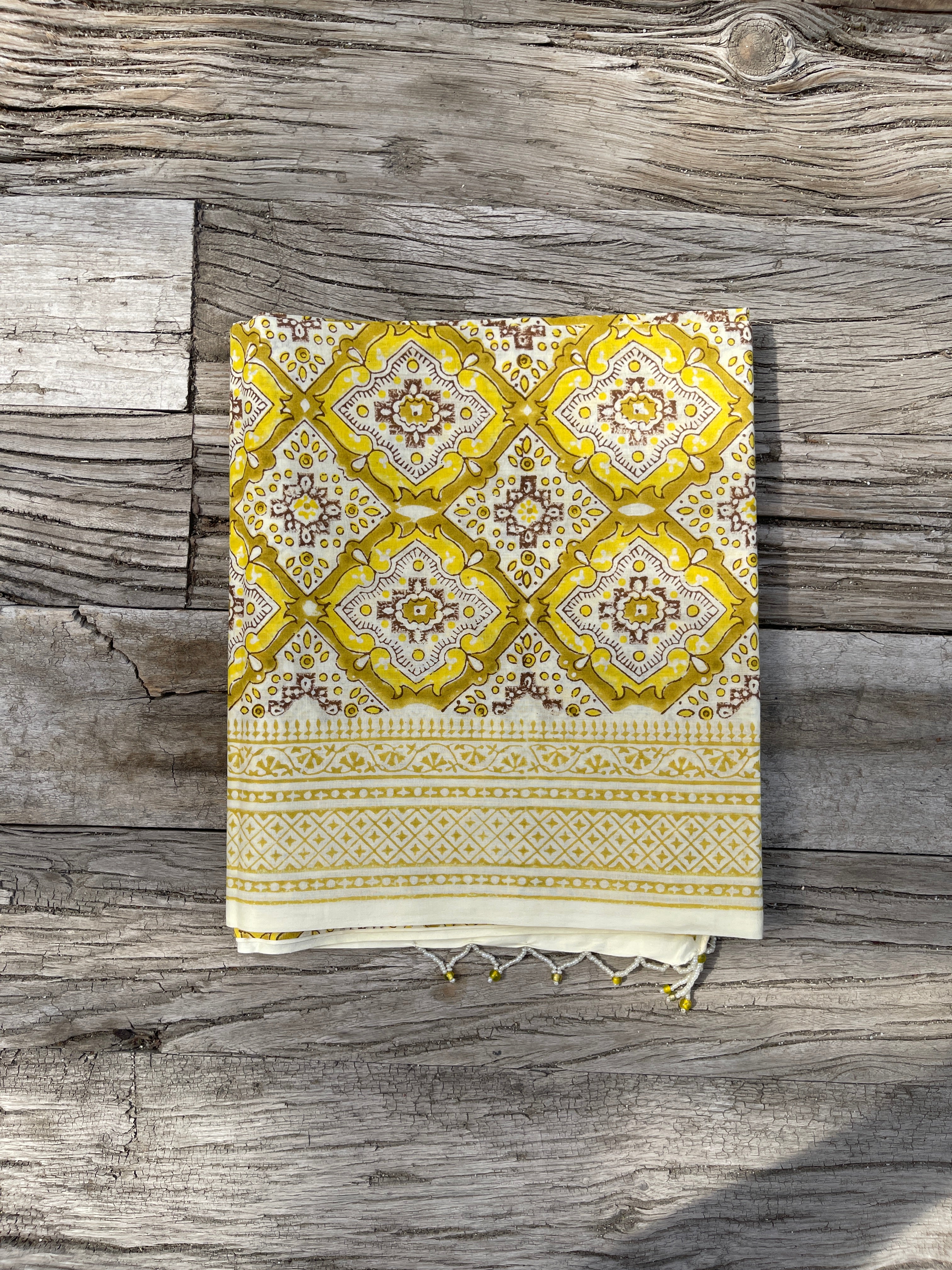 Matta Diu Pareo Scarf Yellow – Island Farm